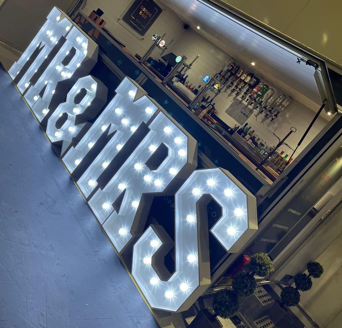 Giant LED Party Numbers and Letters Hire